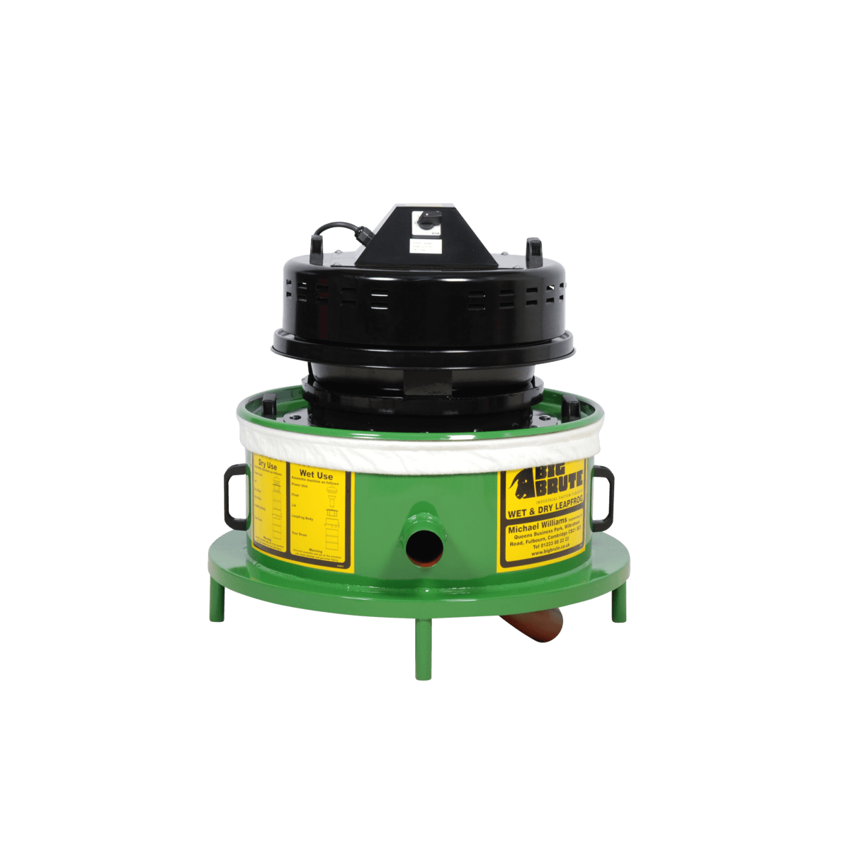 Leapfrog Industrial Vacuum to Fill Your Own Drums - Big Brute