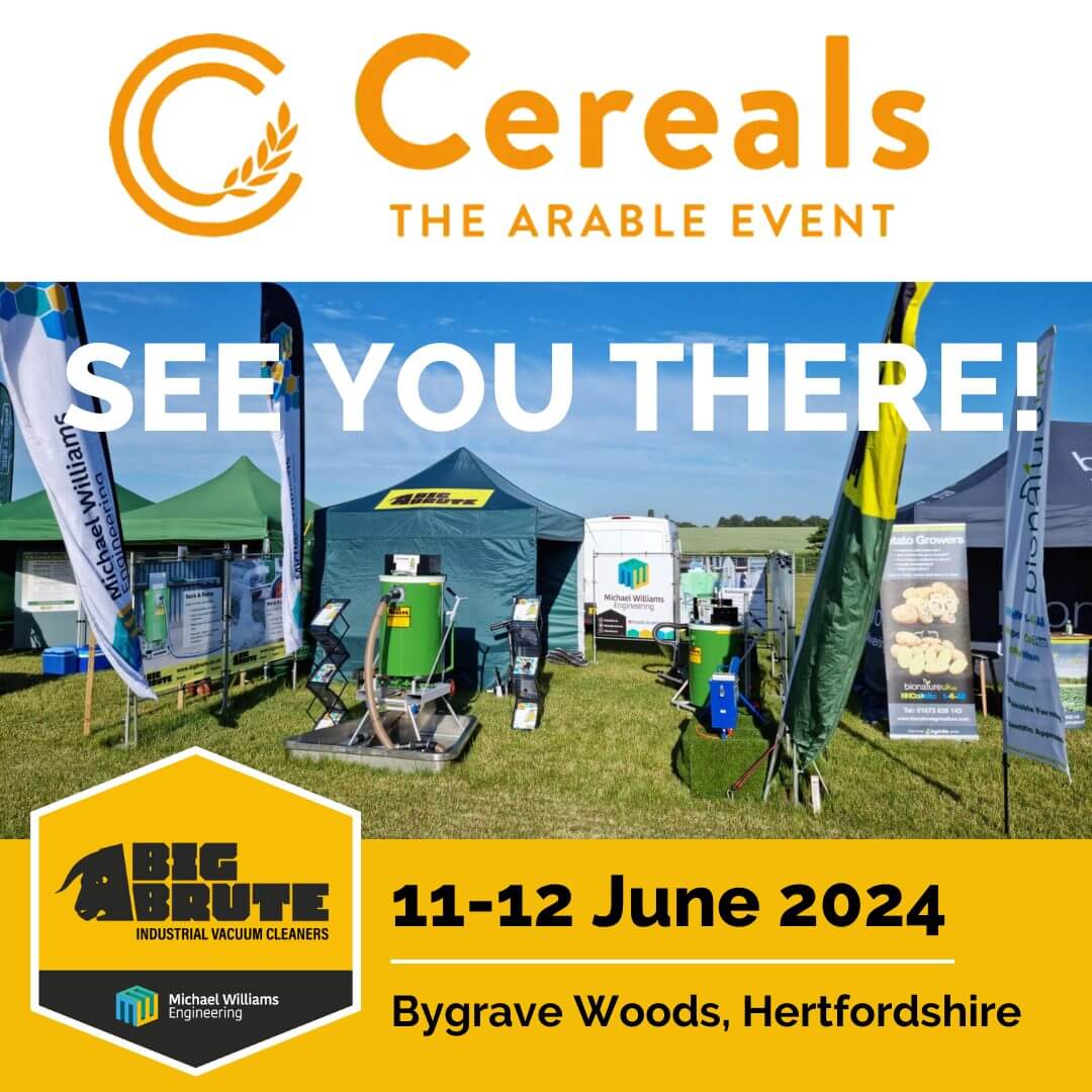Big Brute Industrial Vacuums at Cereals 2024 - Big Brute